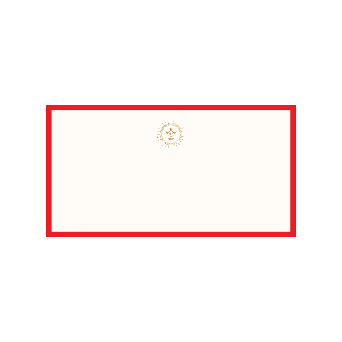 Red - Gold Embossed Sun Cards – MARIA PAPELERIA